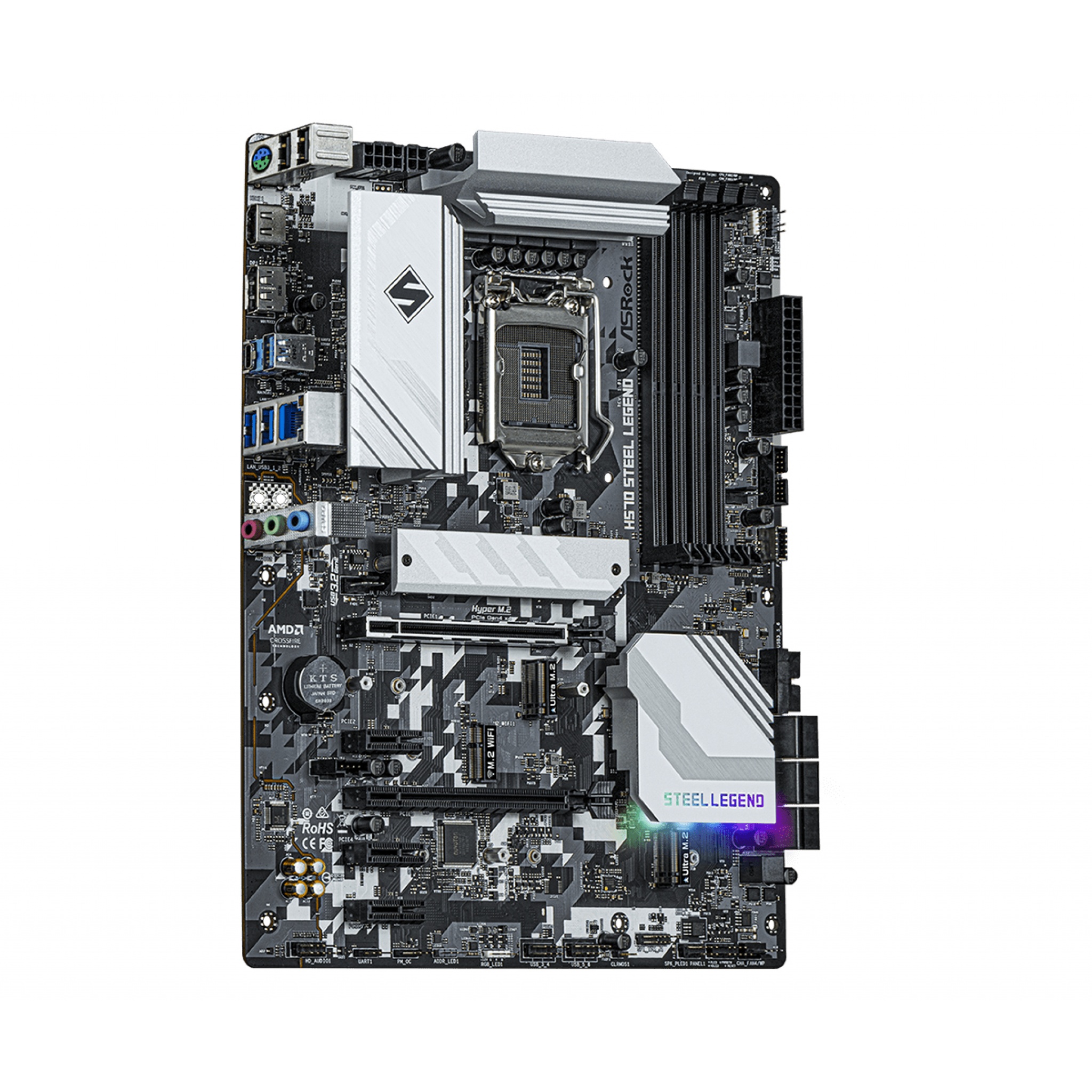 Asrock H570 Steel Legend Intel H570 LGA 1200 ATX DDR4-SDRAM Motherboard