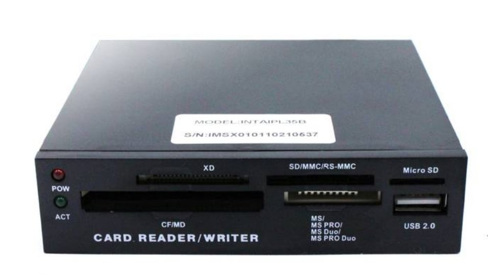 iMicro USB2.0 All-in-One Internal Card Reader - Black