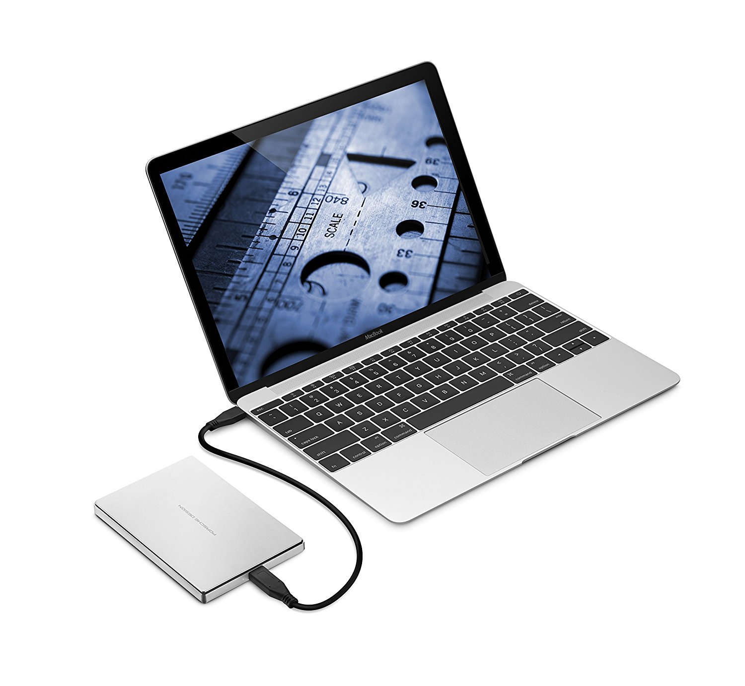 2TB LaCie Porsche Design USB-C External Hard Drive