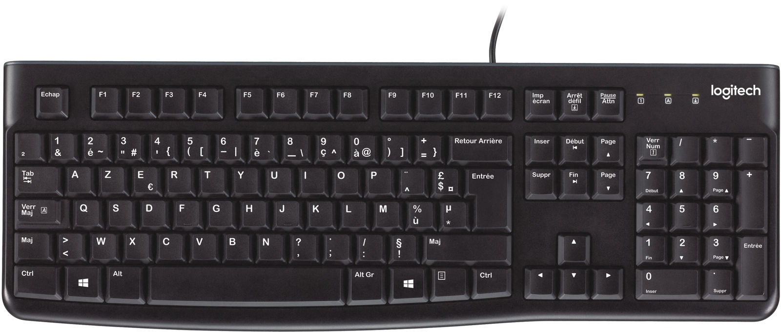 Logitech K120 Wired Keyboard - French Layout