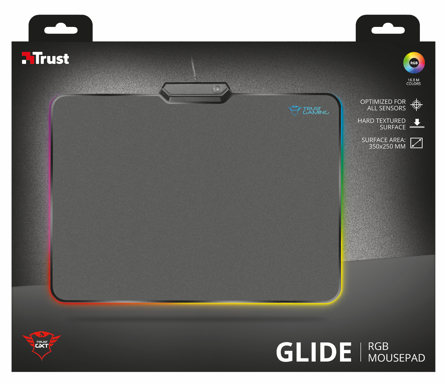 Trust GXT 760 Glide RGB Gaming Mouse Pad