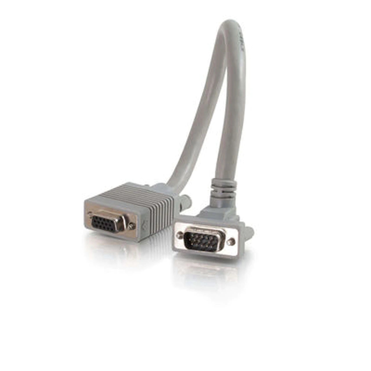 C2G 1ft Premium Shielded 90° Downward Angled VGA Cable