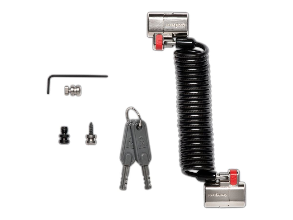 Kensington ClickSafe Duo Lock Head Keyed Laptop Lock - 6 ft