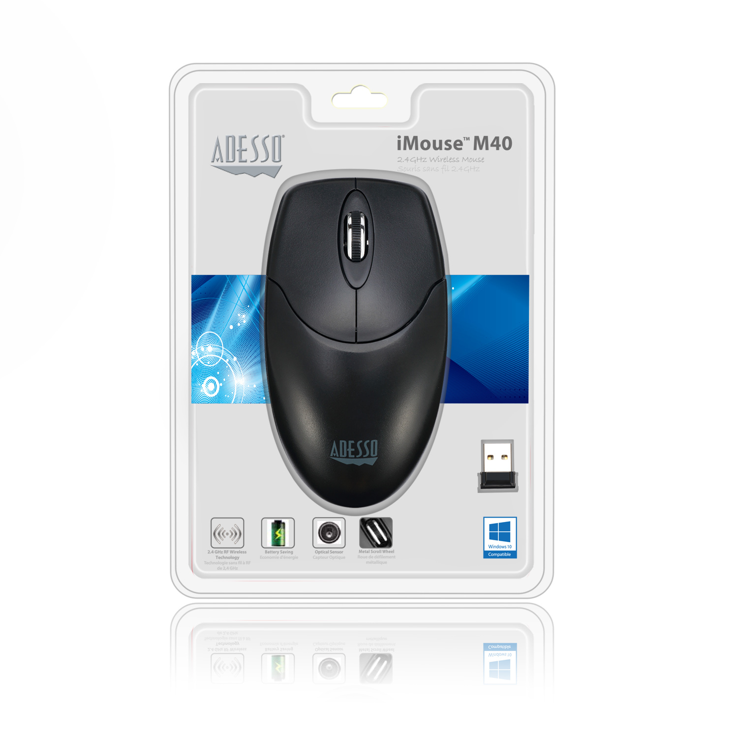 Adesso iMouse M40 Wireless Optical Mouse