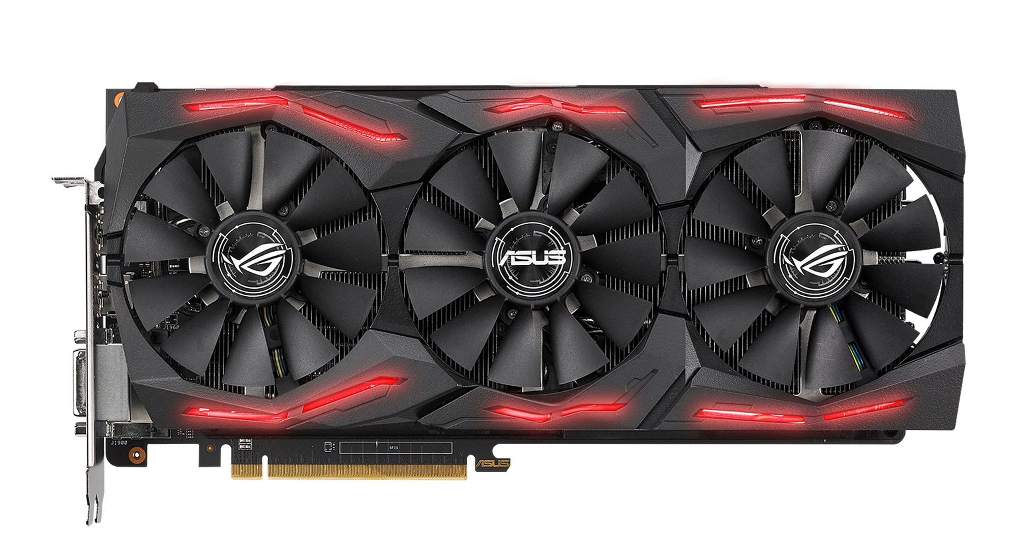 Asus ROG Strix Radeon RX Triple Fan RGB Graphics Card - 8GB