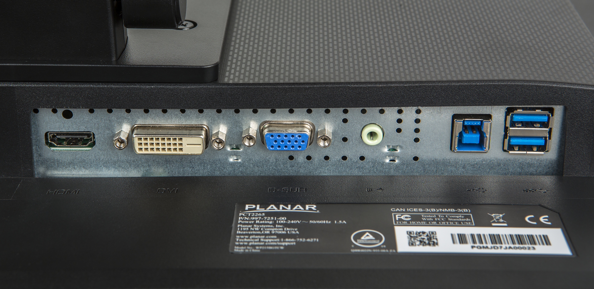 Planar Helium PCT2265 (21.5") 1920 x 1080 pixel Black Computer Monitor