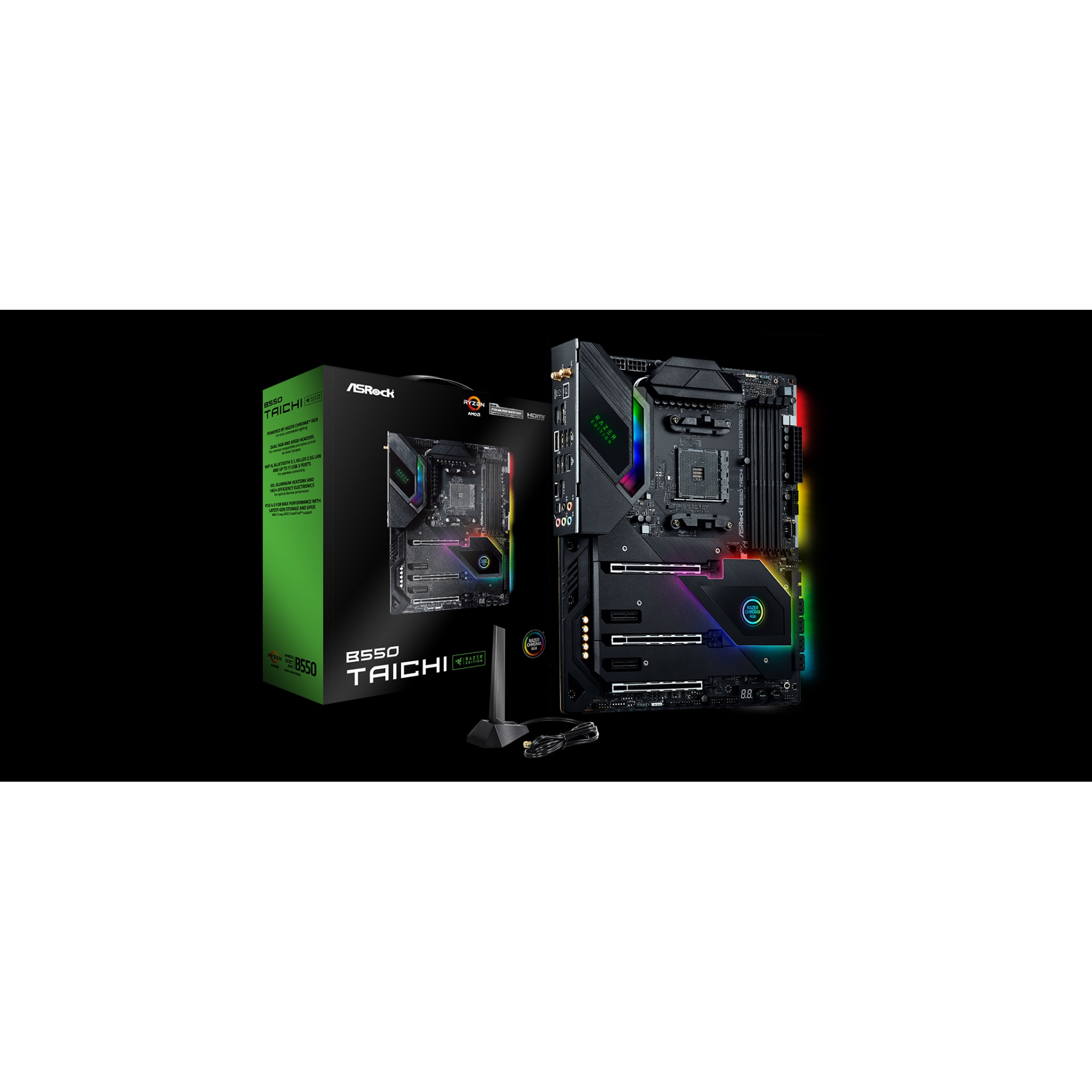 Asrock B550 Taichi Razer Edition AM4 ATX DDR4 Motherboard