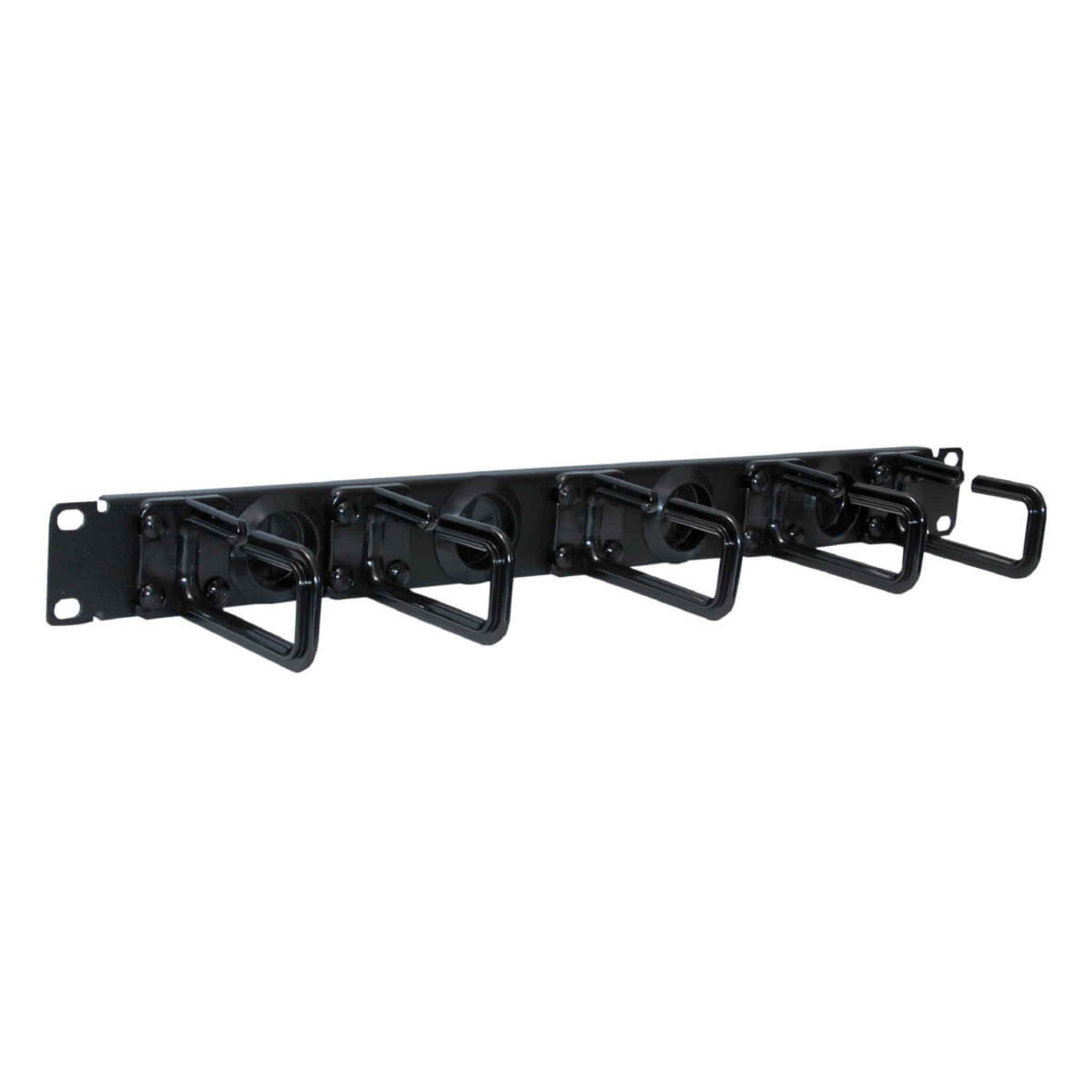 Tripp Lite 1U SmartRack 1U Horizontal Cable Manager - Flexible ring type