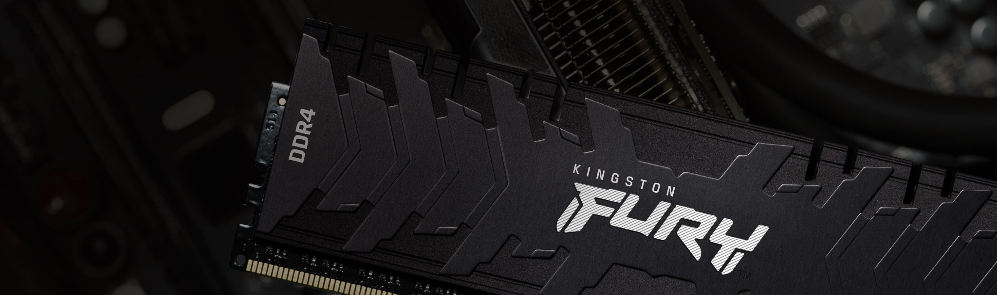 64GB Kingston Fury Renegade DDR4 3200MHz PC4-25600 CL16 Quad Channel ...