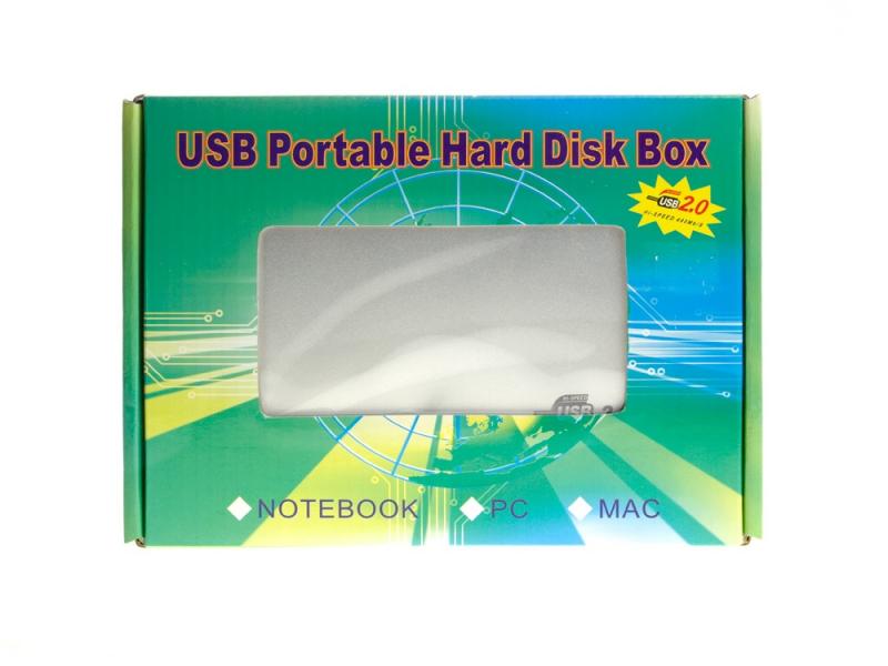 NEON External IDE/PATA Hard Drive Enclosure 2.5-inch Silver Edition