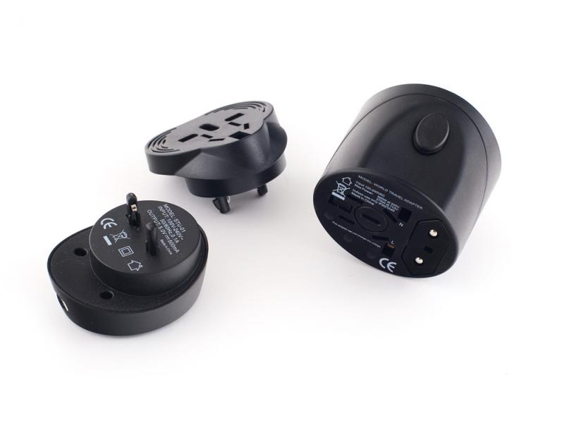 NEON Universal Worldwide Travel Adapter Universal + USB port