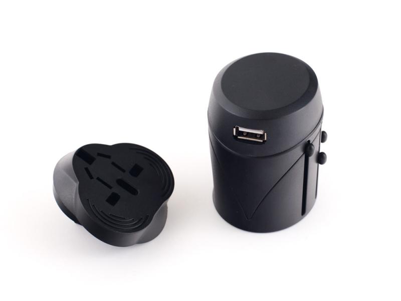 NEON Universal Worldwide Travel Adapter Universal + USB port