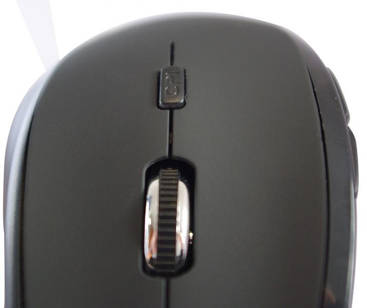 NEON Wireless Optical Mouse USB 5-button with scroll-wheel Black