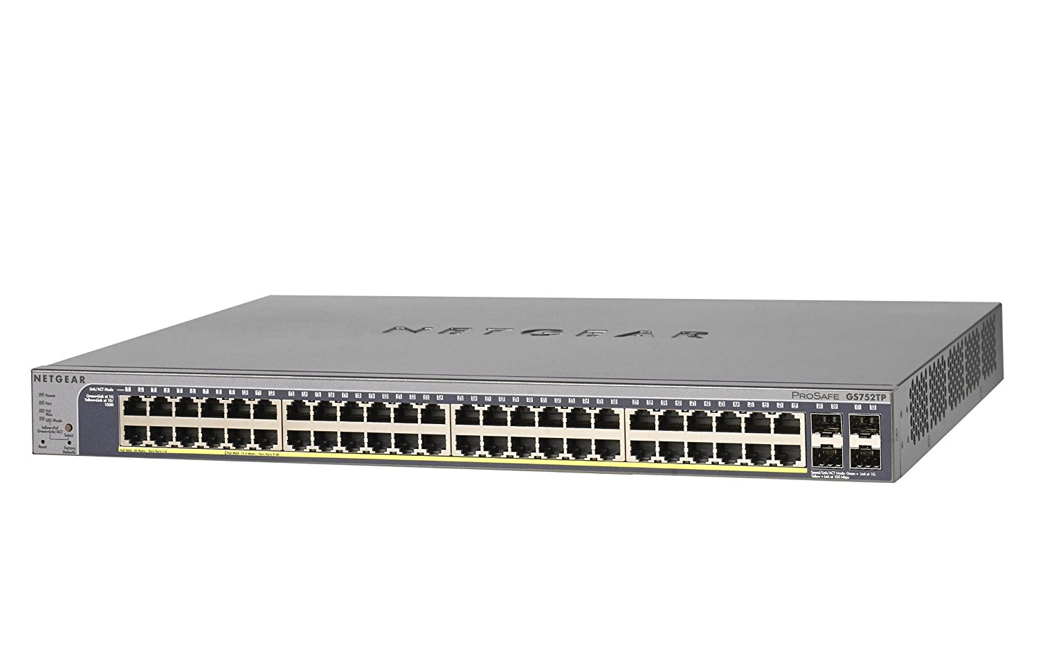 Netgear 48-Port L3 ProSafe Managed Ethernet Switch (10/100/1000) - Grey
