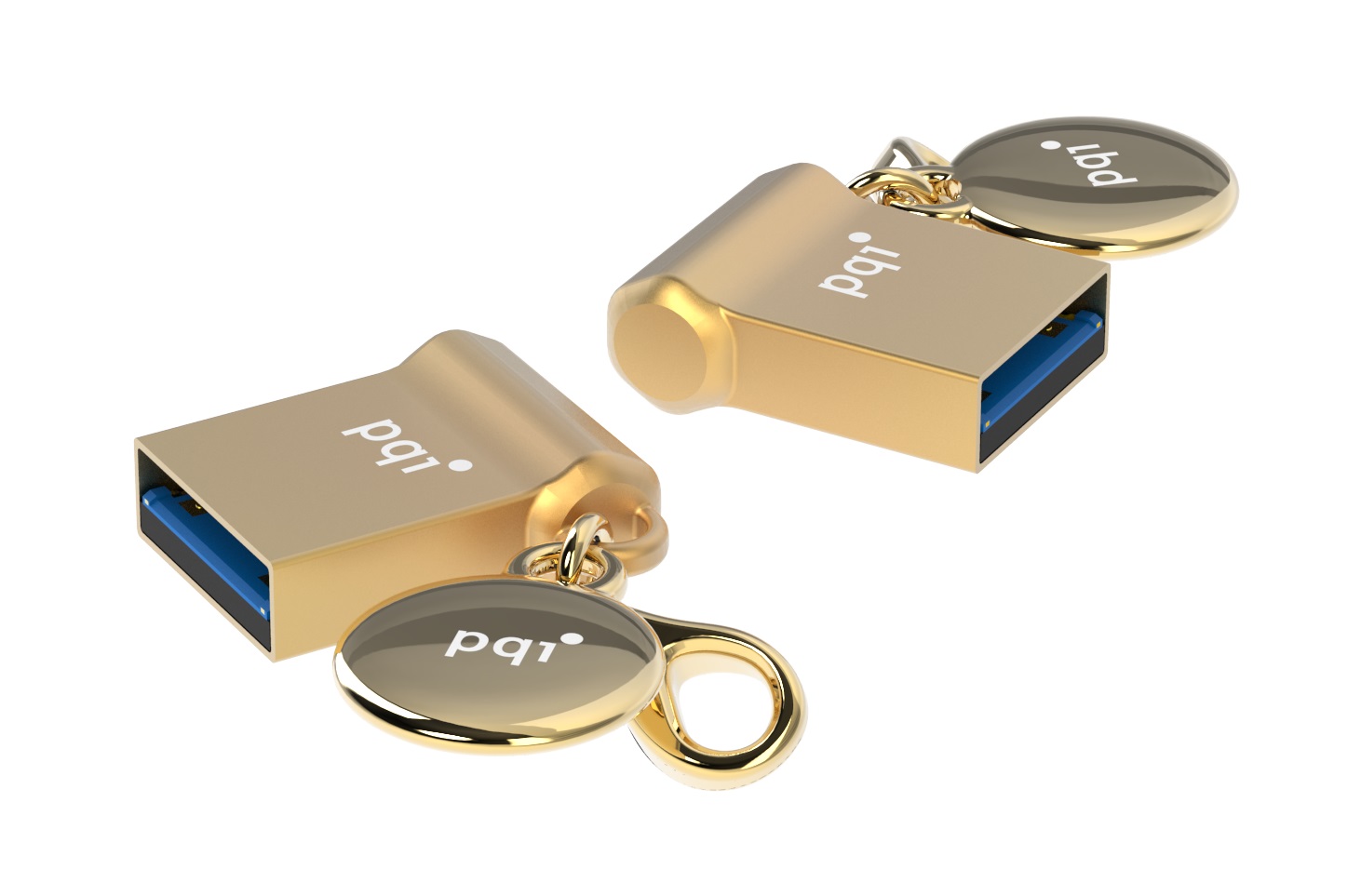 32GB PQI i-mini II USB3.0 Gold USB Flash Drive U838V