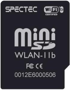 miniSD WLAN WiFi Card 802.11b miniSDIO standard Spectec