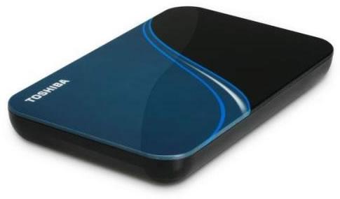 320GB Toshiba StorE Art 2.5" External Hard Drive (Blue)