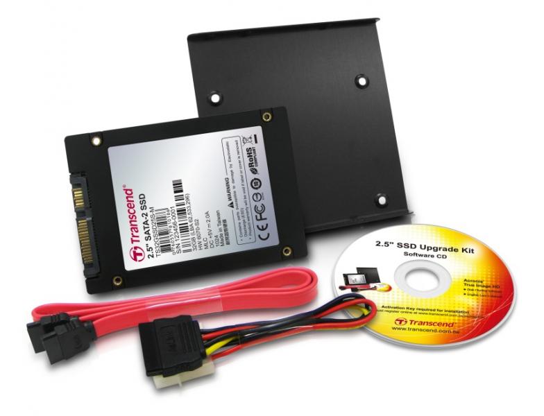 32GB Transcend 2.5" SSD SATA Solid State Disk desktop upgrade kit