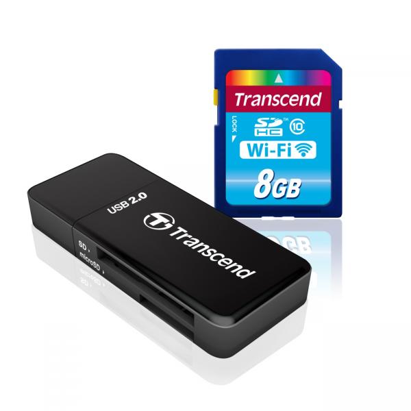 8GB Transcend Wi-Fi SD card SDHC CL10