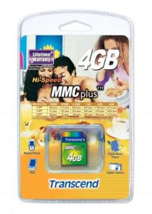 4GB Transcend MMC Plus MultiMedia Card
