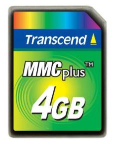 4GB Transcend MMC Plus MultiMedia Card