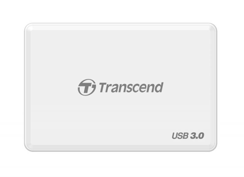 Transcend USB3.0 Super-Speed Multi Card Reader RDF8 White