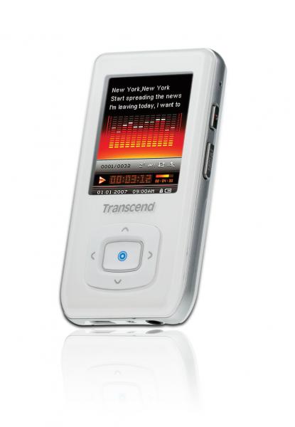 4GB Transcend T.Sonic 850 MP3 player with Radio, Voice Recorder, Video ...